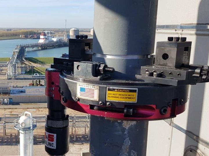 Insitu Machining - Pipe Cutting & Weld Prepping - Reekie Machining - UK